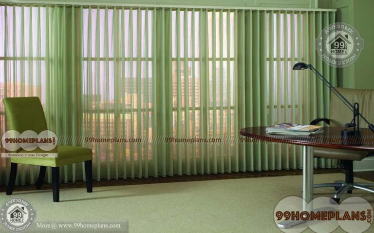 Office Window Curtains with Latest Indian Home Modern Curtain Designs