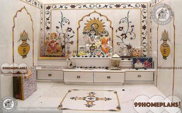 Simple Pooja Mandir Designs with Simple Best Hindu Prayer Room Ideas