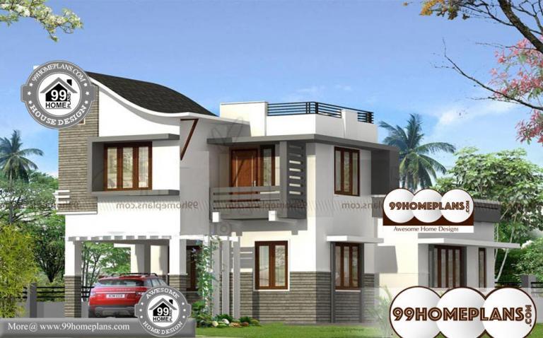 Home Front Elevation - House Plan Designs - Modern Box Type Two Story