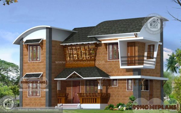 Modern Brick House Designs - Home Plan Idea, Double Story Style & Type