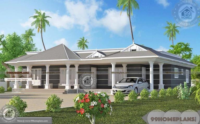 1 Floor House Plans Modern Wide and Spacious Traditional Home Design