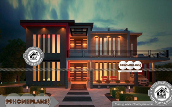 Long Narrow House Designs Double Floor Modern Contemporary Homes