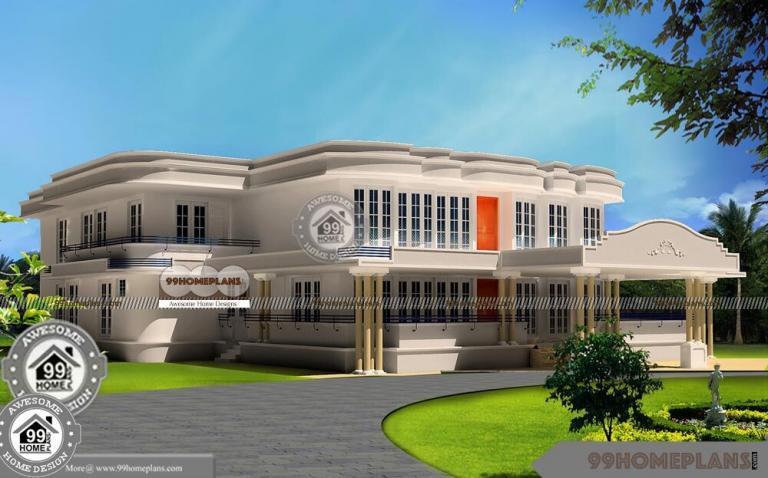 Modern Arabic Villa Design Double Story Large Spacious Home Collection