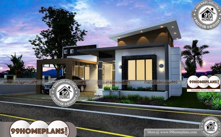 1 Floor House with Modular Flat Root Pattern Duplex Home Design Plans