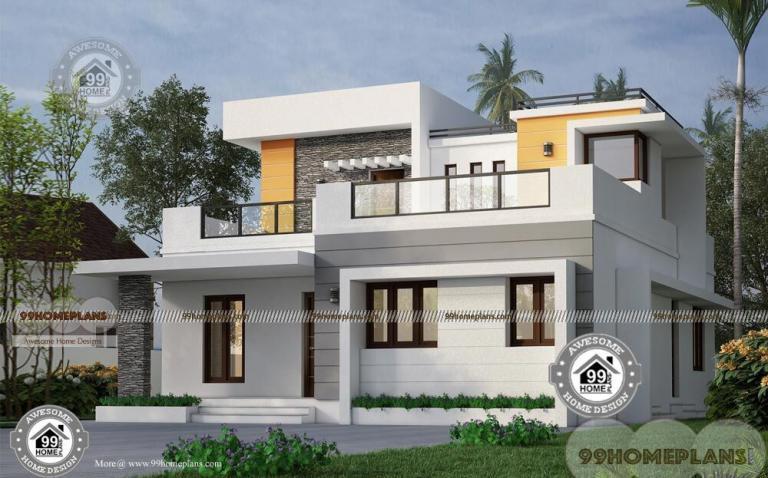 35 X 40 House Plans with Latest Low Cost Flat Type Simple Home Design