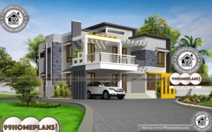 Modern Box House Plans with Double Floor Box Type Contemporary Plans