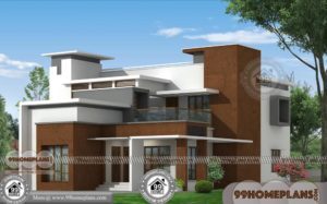 Box House with Double Floor Modern Contemporary Best Collections Free