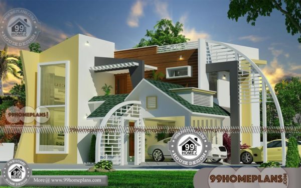Contemporary Homes Designs with Double Floor Complex House Plans