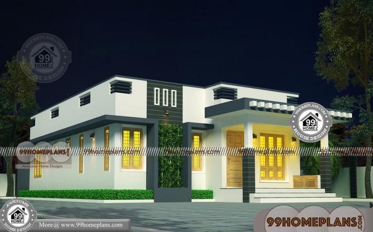 G 1 House Plan with Contemporary Flat Roof Simple Low Budget Designs
