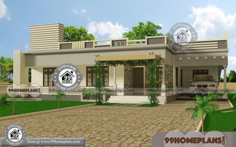 One Floor Modern House Design with Simple Low Budget Home Collection