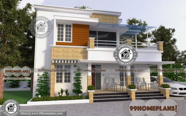 Two Storey Building Design with Popular, Standard Trendy Low Cost Plans