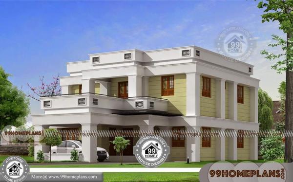 Two Story Home Plans & Best Box Type Contemporary Collections Online