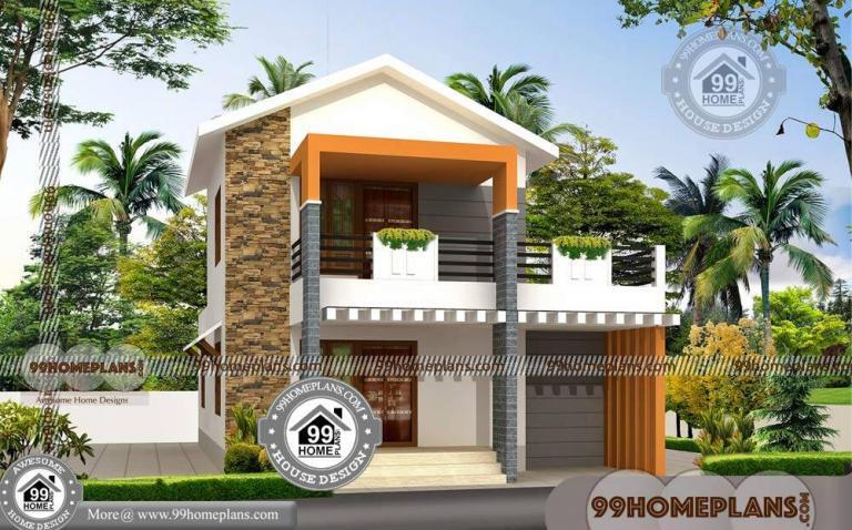 Typical American House Plan with Double Floor Modern Stylish Designs