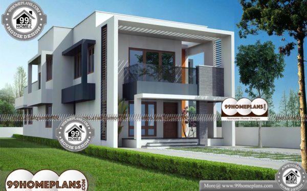 Box Type House Interior Design with Double Story Contemporary Homes