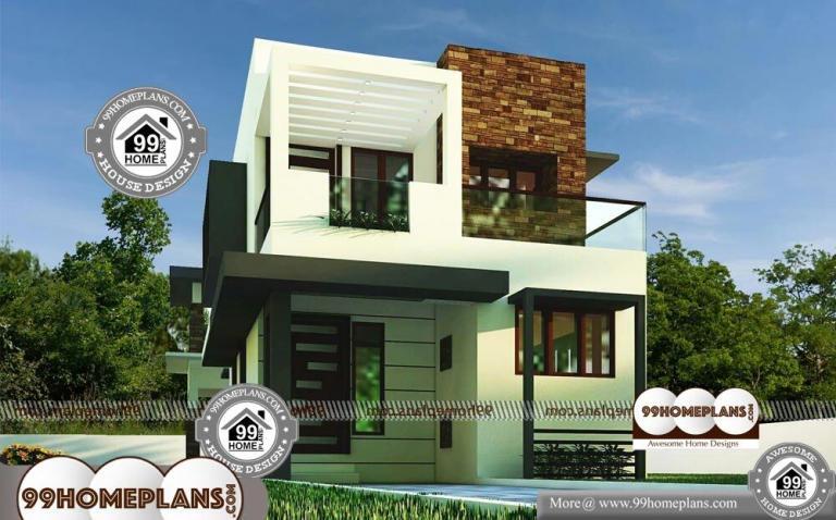 Small Box Type House Two Floor Modern City Style Home Plan Collections