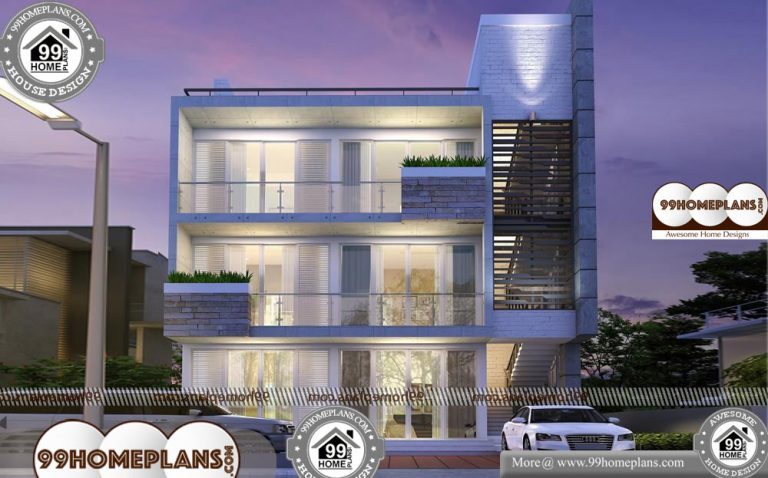 3 Storey Apartment Building Design | 30 x 40 Narrow Block Plan Collection