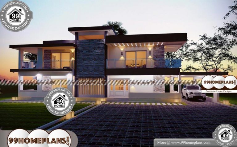 House Plans For Rectangular Plots with 3D Elevations | Best 60+ Designs