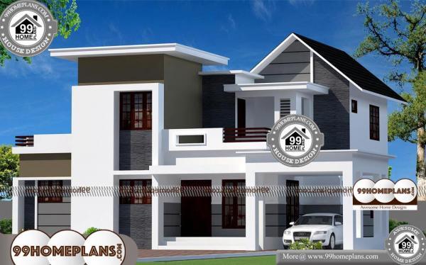 Low Budget House | Double Story Traditional Home Design Collections