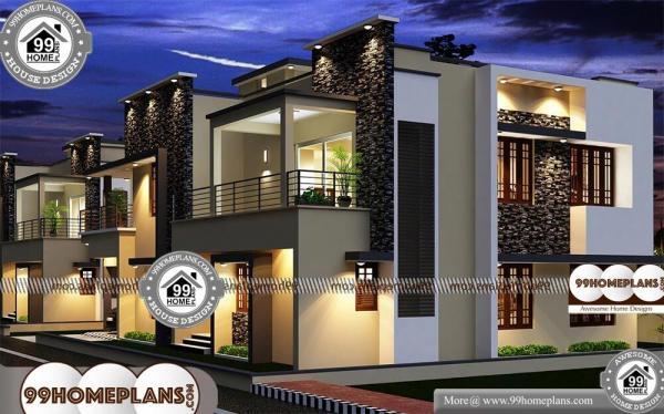Modern Long House Plans | Two Floored Best Rectangular Home Designs