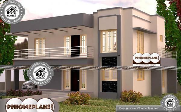 Square House Plans with 3D Elevations | Low Budget Modern Collections
