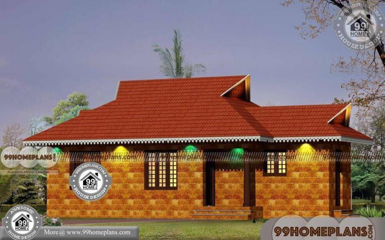 House Plans With Stone Single Story Traditional Home Oodu Veedukal