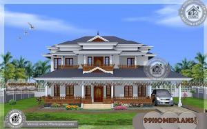 Indian New House Design Ideas with 50+ Top Most Traditional Home Plans