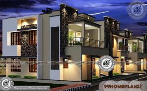 Modern Long House Plans | Two Floored Best Rectangular Home Designs