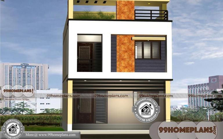 10m Narrow Block House Designs | 500+ 2 Story Cottage Plans & Designs