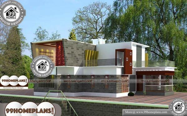 Square House Design 50+ 3D Double Story House Plans & Modern Ideas