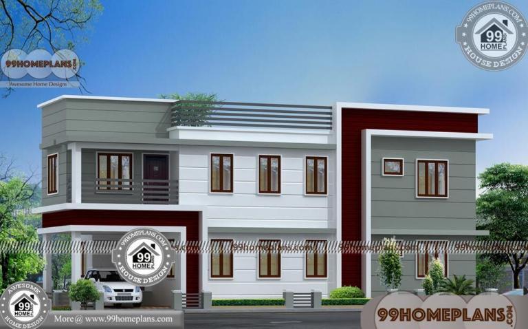 Latest Front Elevation Designs | Best Two Story Home Plans & Veedu Plan