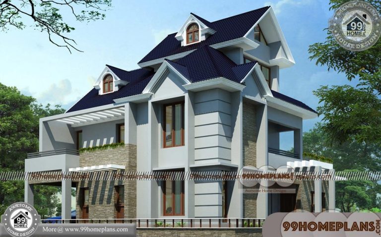 3 Bedroom Contemporary House Plans | 90+ 2 Storey House Design Plans